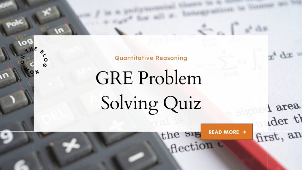 GRE Problem Solving (Single Answer) Practice Test 1 - freemocktests.org